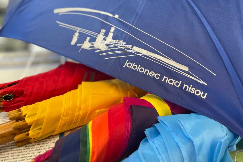 Deštníky s motivem Jablonce - Informační centrum Jablonec n. N.